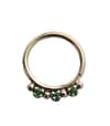 Triple Rainforest Topaz Beaded Ring – Identity Body Piercing