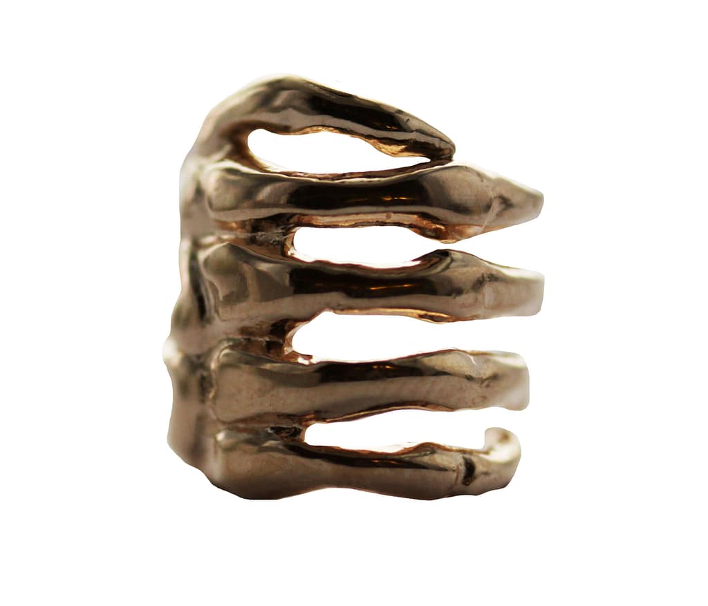 Skeleton Hand Ear Cuff in Rose Gold – Identity Body Piercing