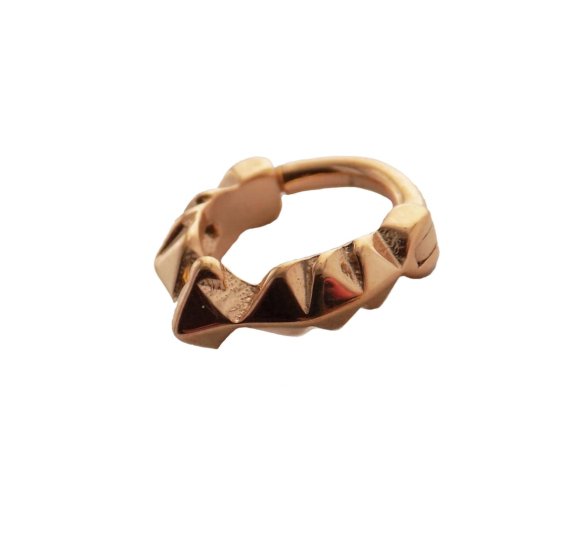 Pavilion Clicker in Rose Gold – Identity Body Piercing