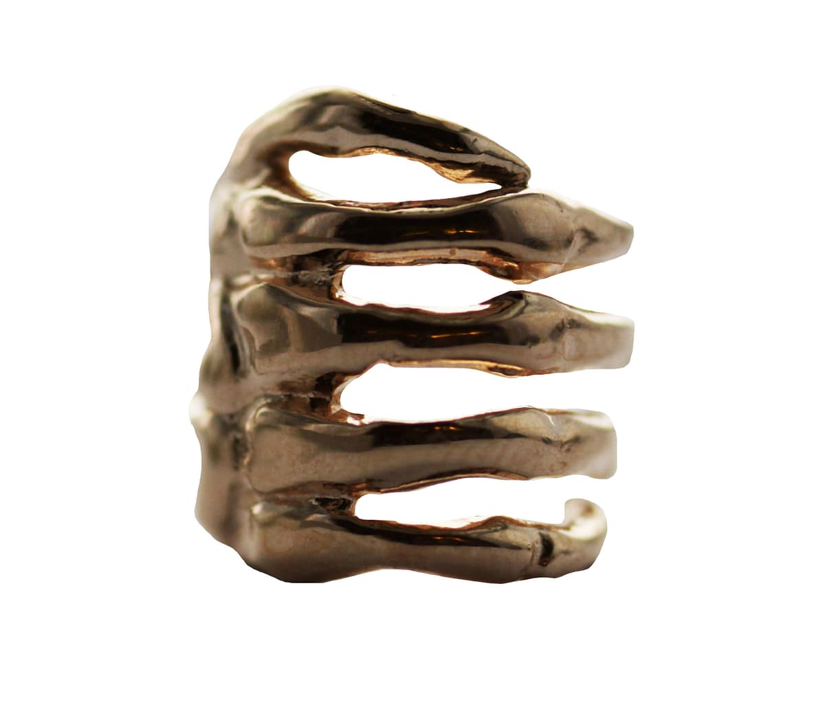 Skeleton Hand Ear Cuff in Rose Gold – Identity Body Piercing