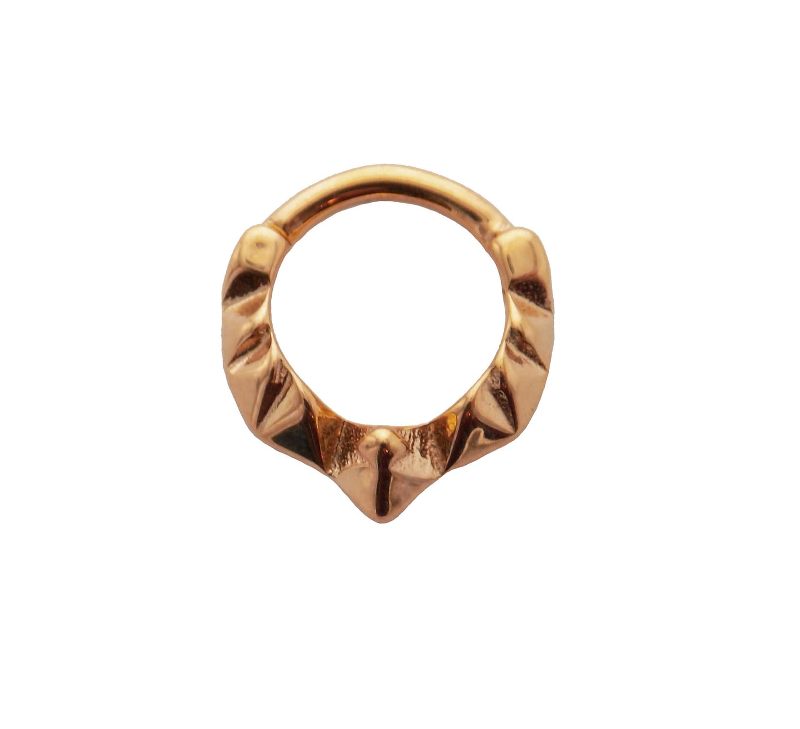 Pavilion Clicker in Rose Gold – Identity Body Piercing