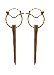 Lance Earrings in Rose Gold – Identity Body Piercing