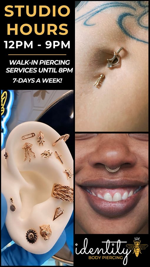 Identity Body Piercing – Quality Jewelry & Professional Piercings Since ...