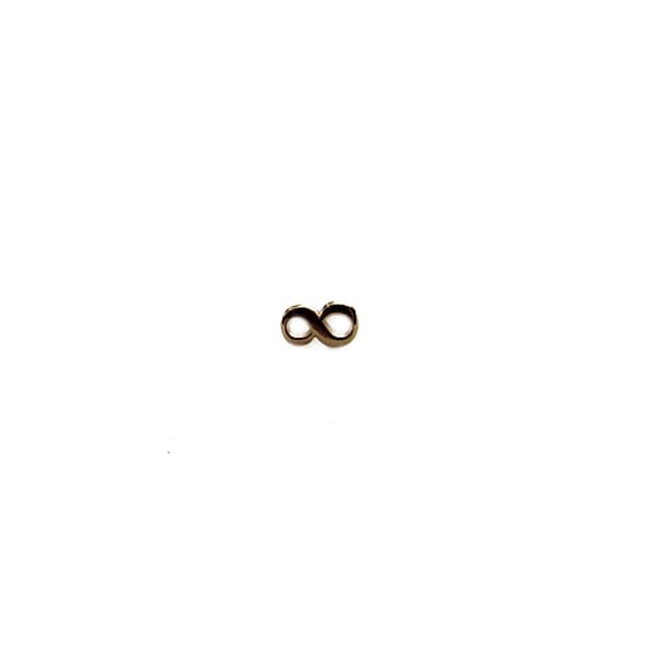 Infinity Sign in Yellow Gold – Identity Body Piercing