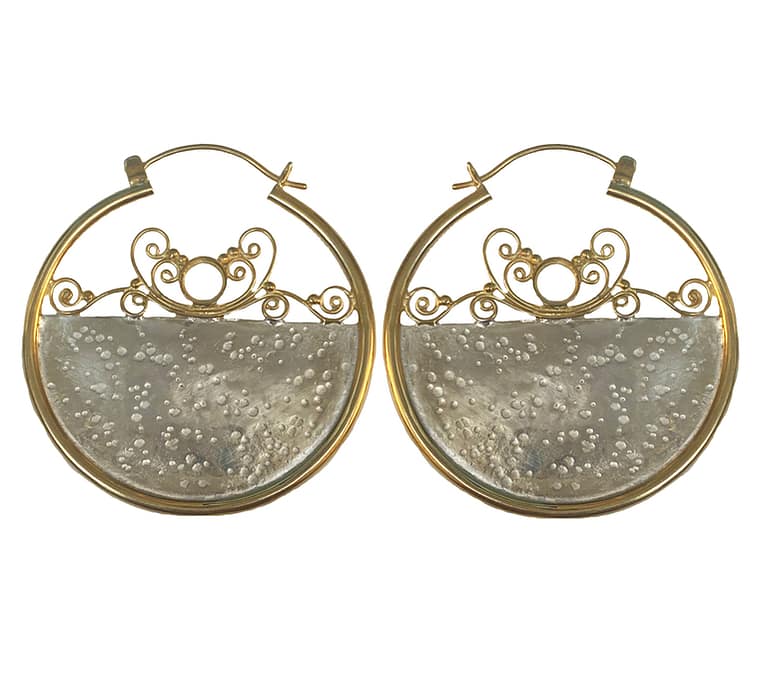 Filligree Mixed Metal Hoops – Identity Body Piercing